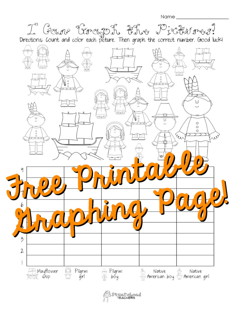 Thanksgiving Bar Graph Worksheets